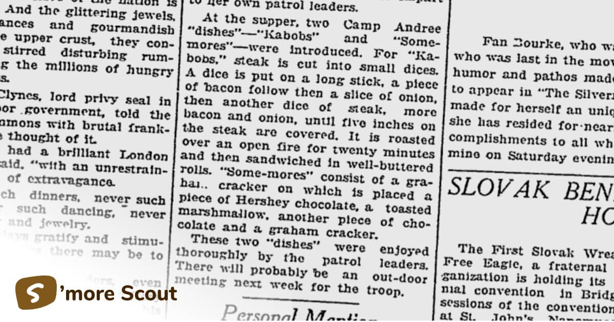 Who Invented S’mores? | S’more Scout